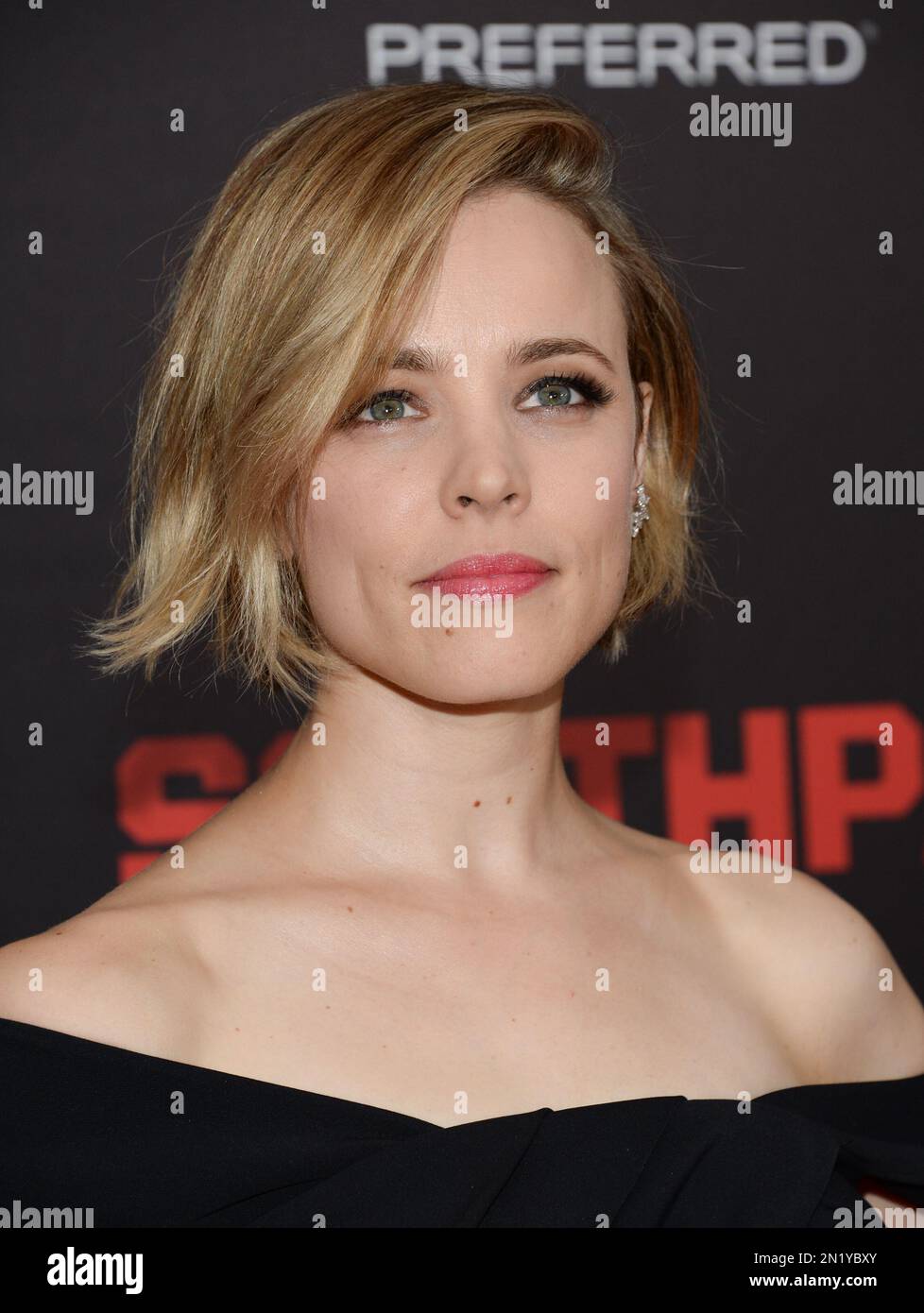 Rachel McAdams attends the premiere of "Southpaw" at the AMC Loews ...