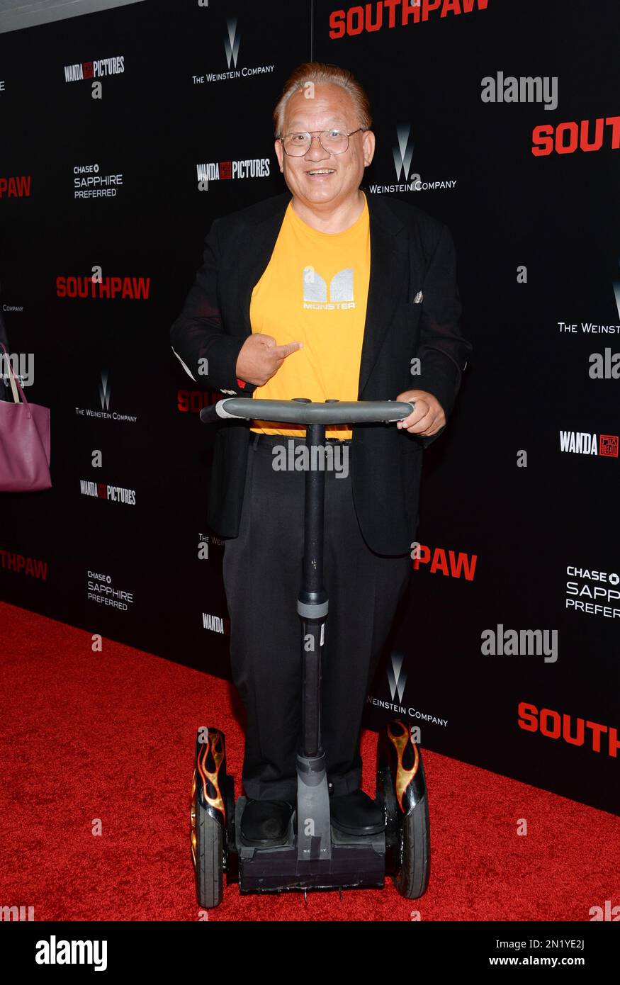 CEO of Monster Inc. Noel Lee attends the premiere of "Southpaw" at the ...