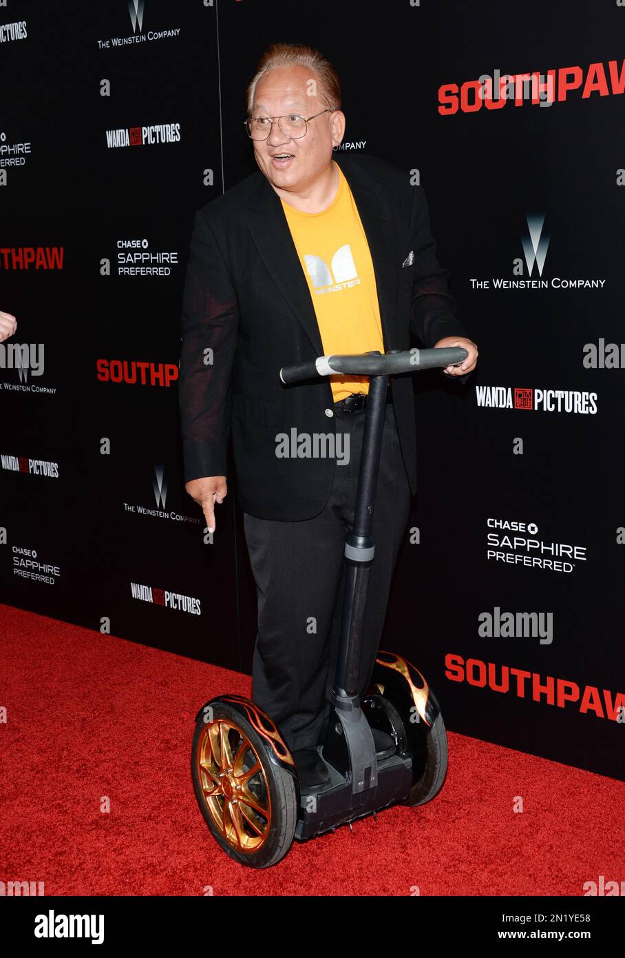 CEO of Monster Inc. Noel Lee attends the premiere of "Southpaw" at the ...