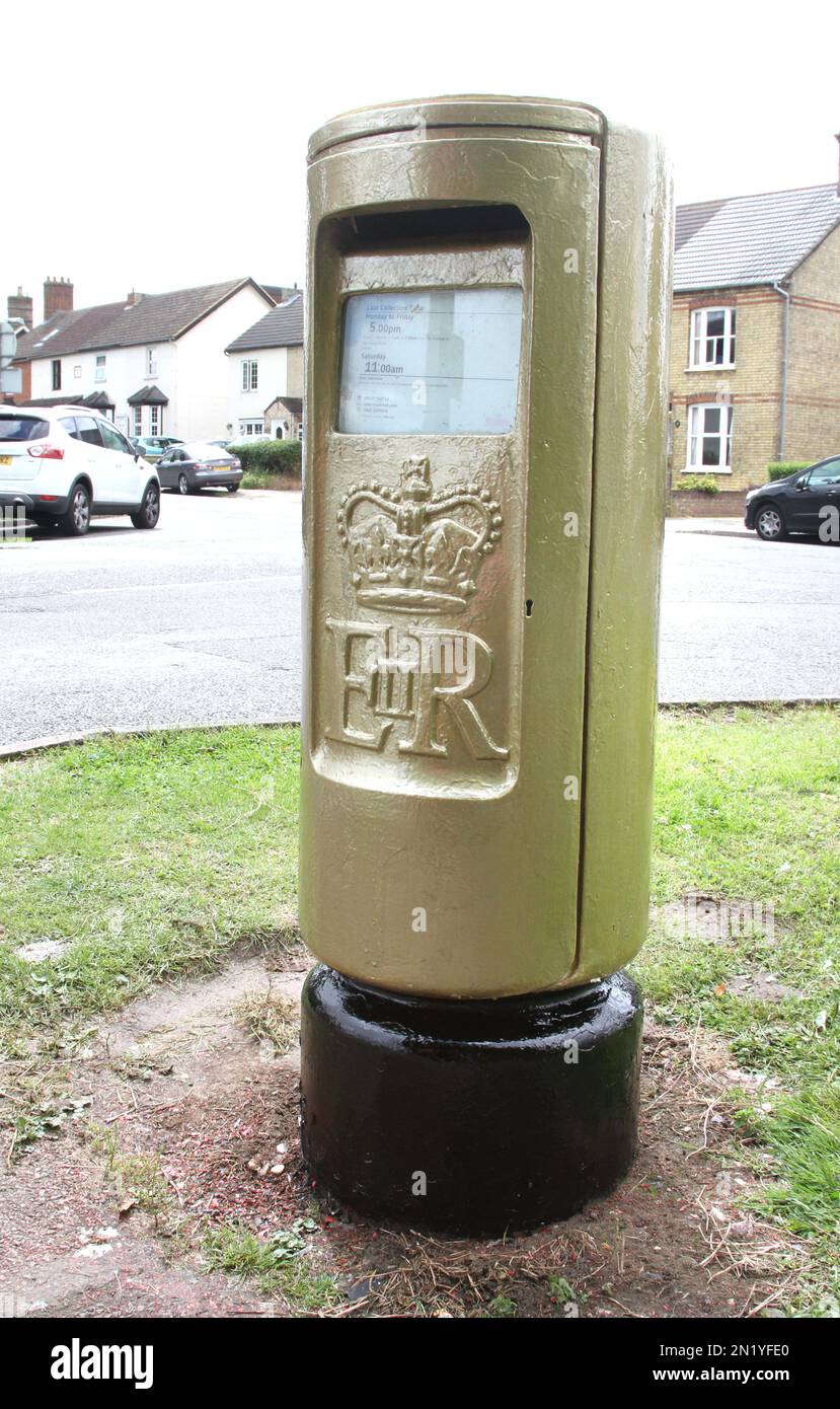 Stotfold, Bedfordshire, England. To mark Victoria Pendleton's Olympic ...