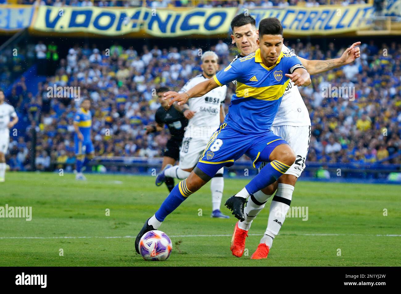 Boca Juniors team players Stock Photo - Alamy