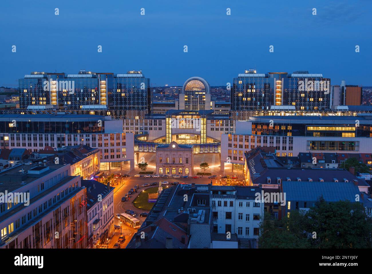 Brussels night european hi-res stock photography and images - Alamy