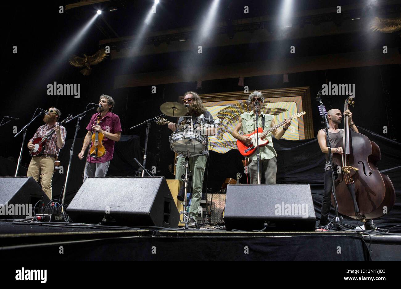 Josh Erwin, Tom Baker, Andrew Heaton, Michael Paynter and Zach McCoy ...