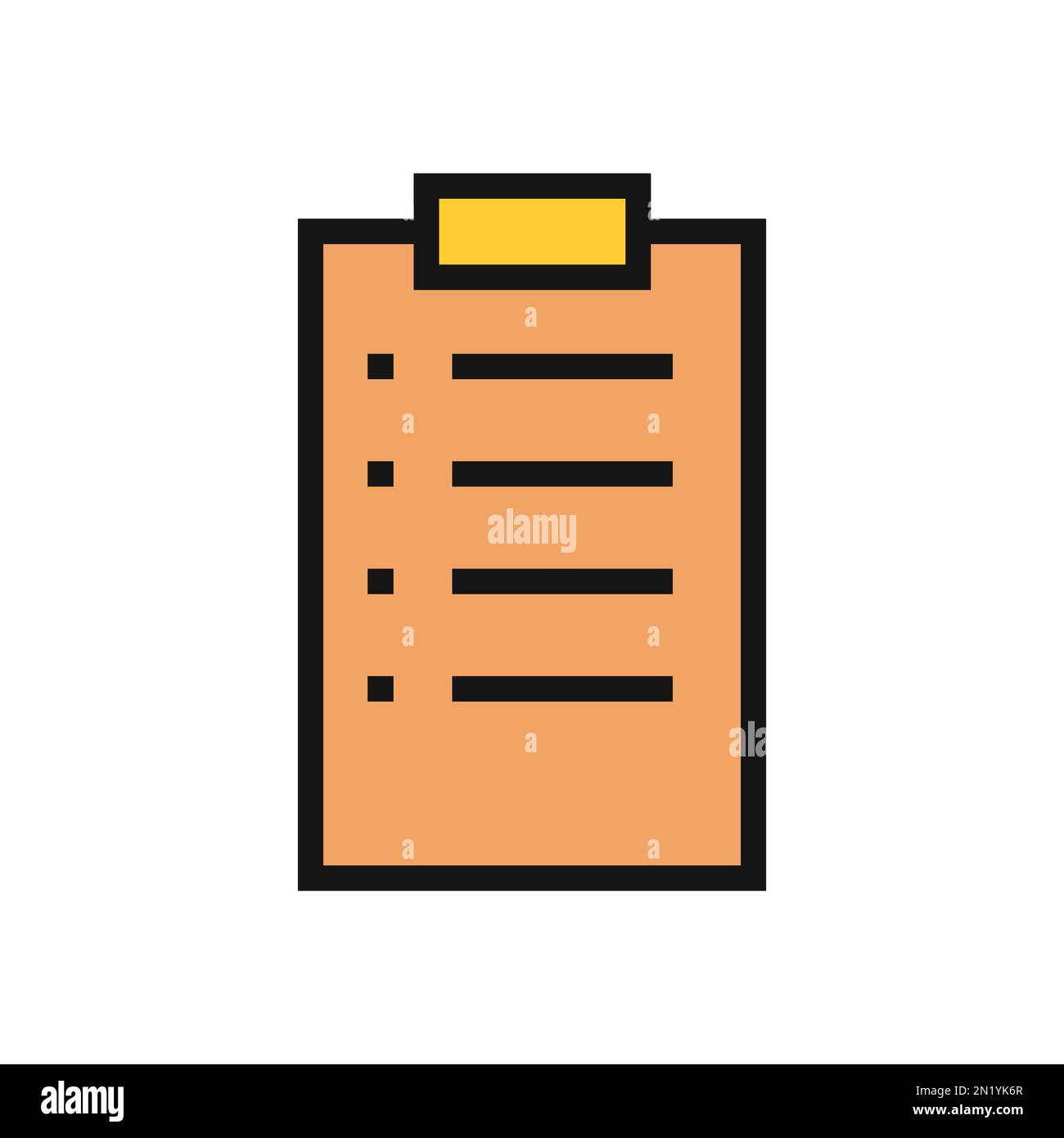 Tasks line icon isolated on white background. Black flat thin icon on ...