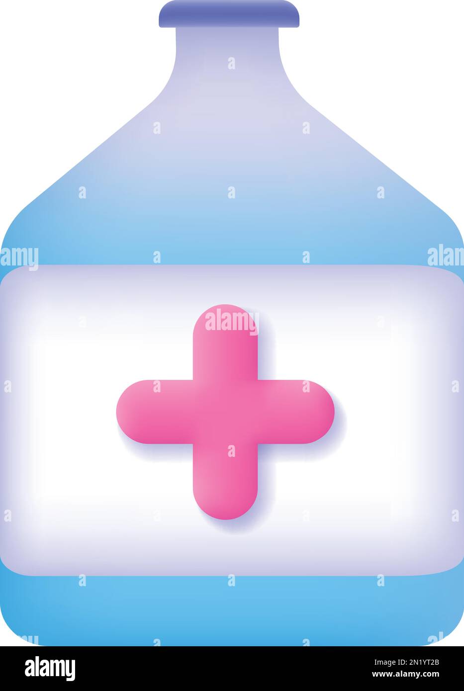 Pharmacy drug bottle icon 3d realistic cartoon vector. Medicine bottle ...