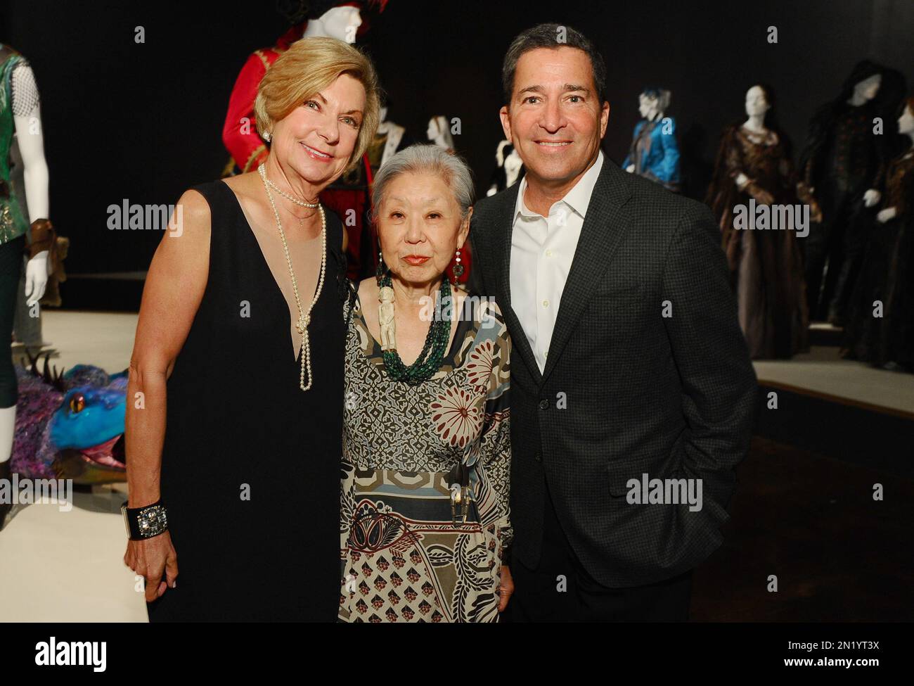 Barbara Bundy, FIDM museum director, from left, Mary Rose and Bruce ...