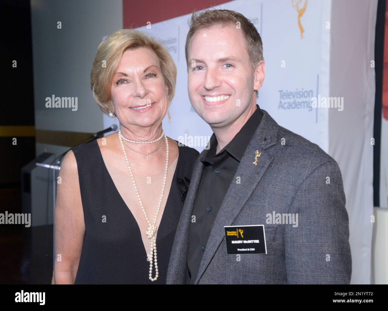 Barbara Bundy, FIDM museum director, left, and Maury McIntyre ...