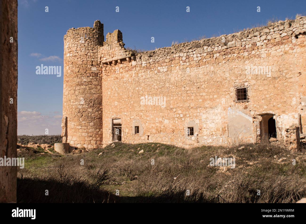 Santiago de la Torre castle, medieval fortress in the municipality of ...