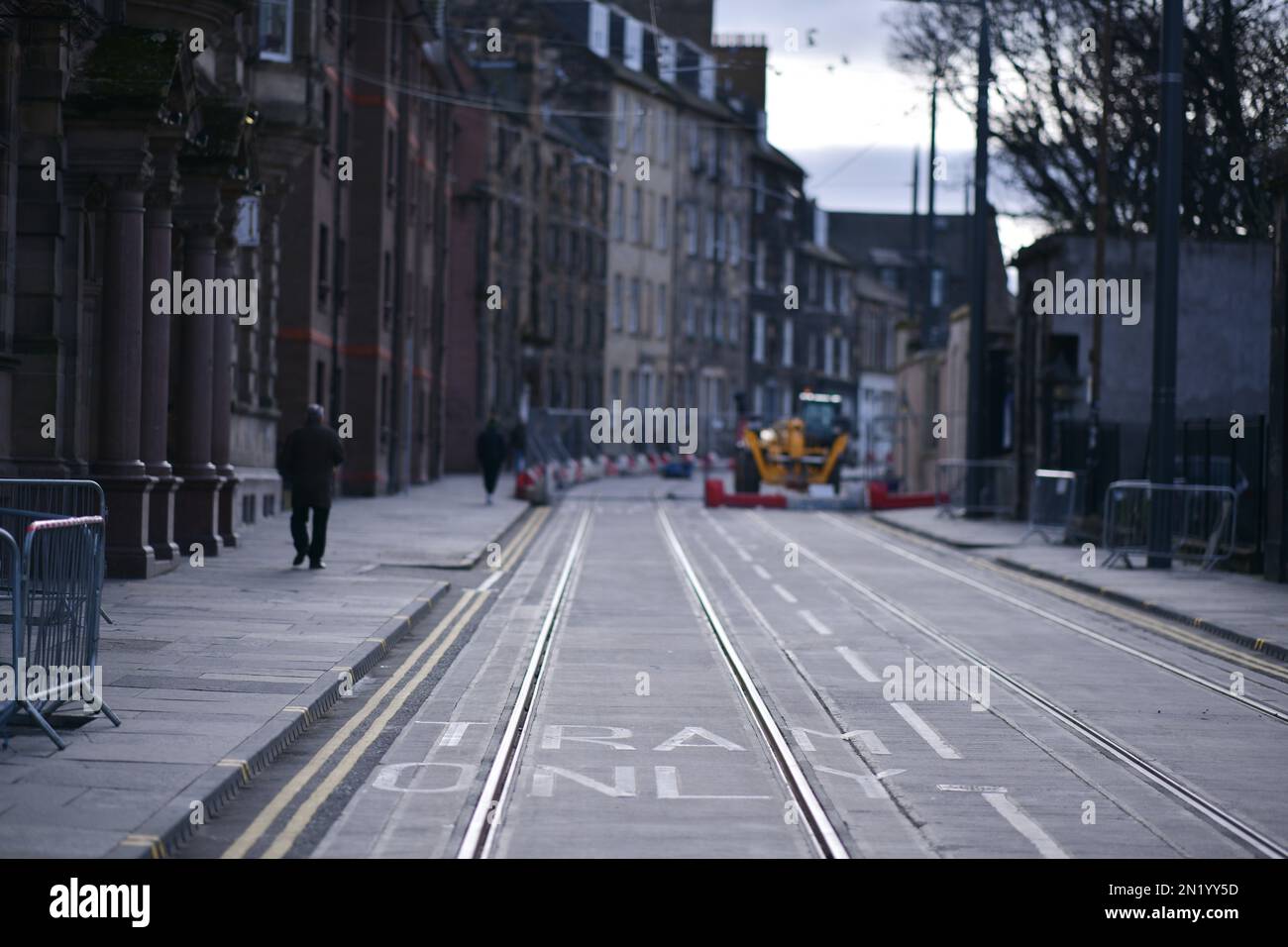 Tram constitution street edinburgh hi-res stock photography and images ...