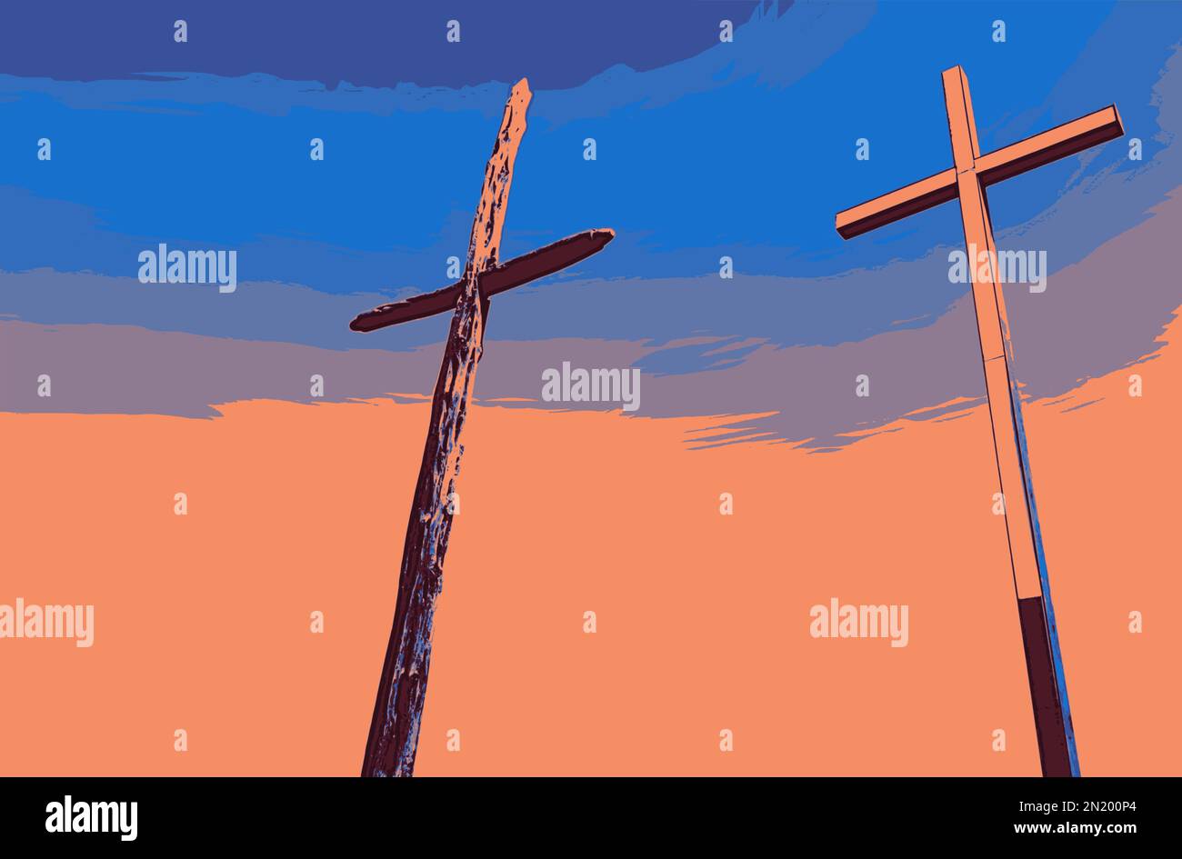 Stand at dawn Stock Vector Images - Alamy