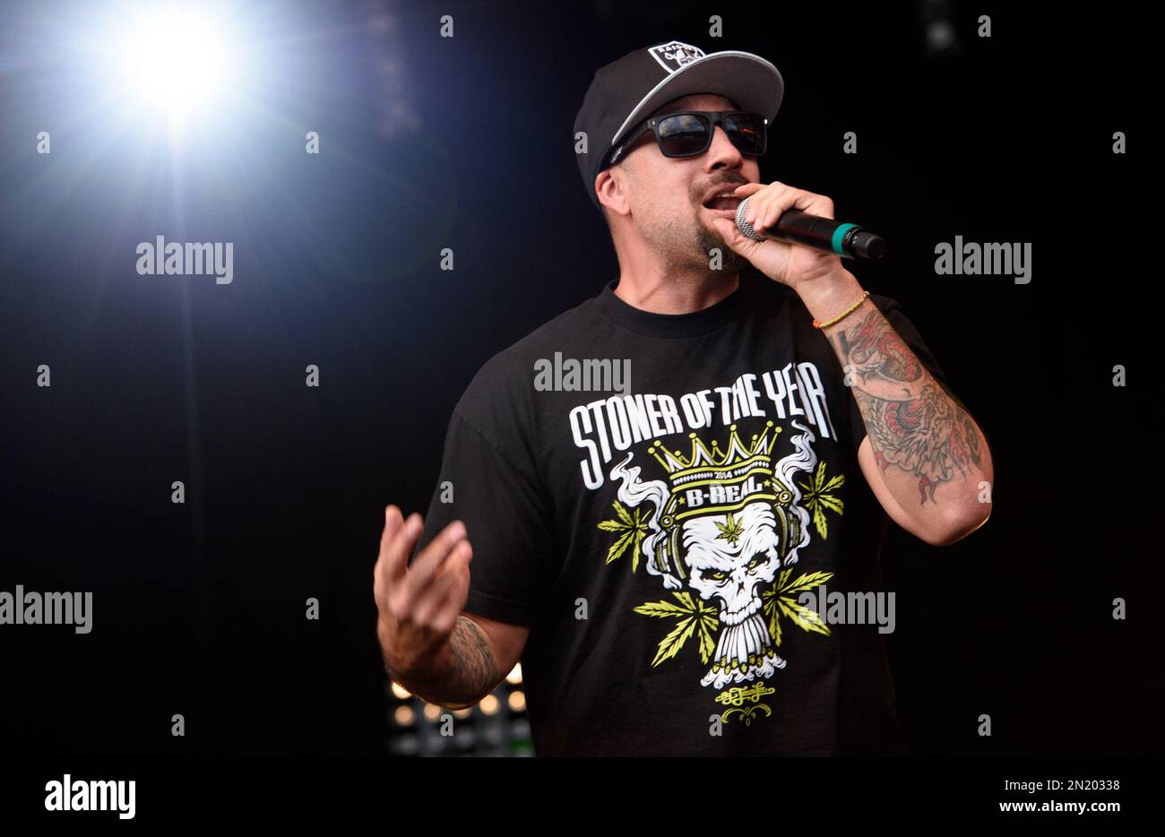 Louis Freese, better known by his stage name B-Real, from U.S band ...