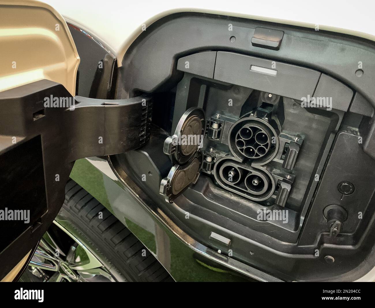 EV car charging connector Stock Photo - Alamy
