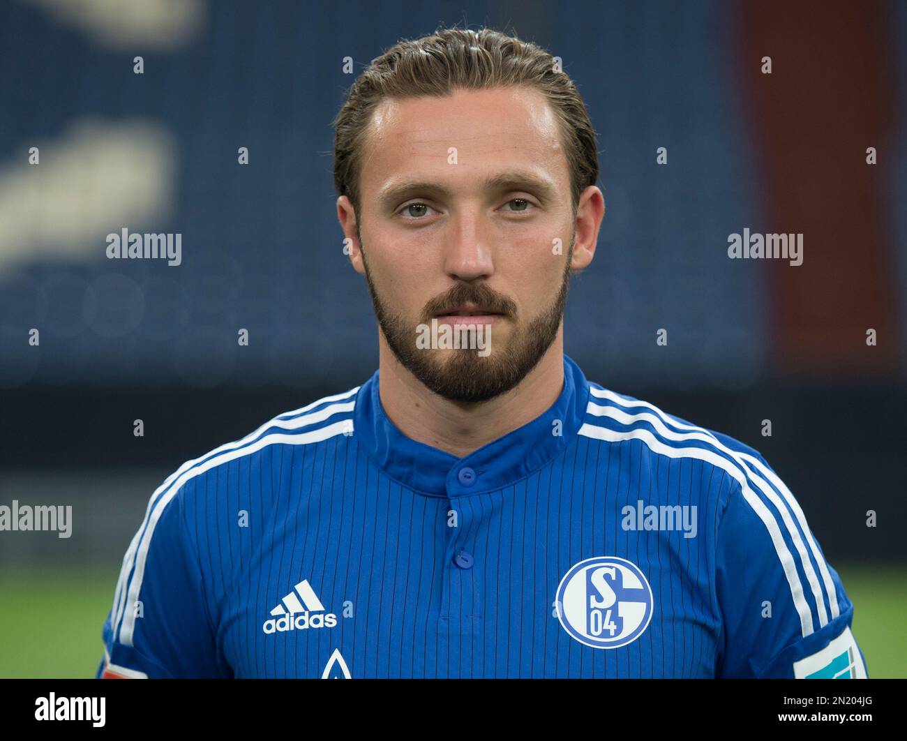 Schalke's Marco Hoeger poses for a portrait for the German first ...