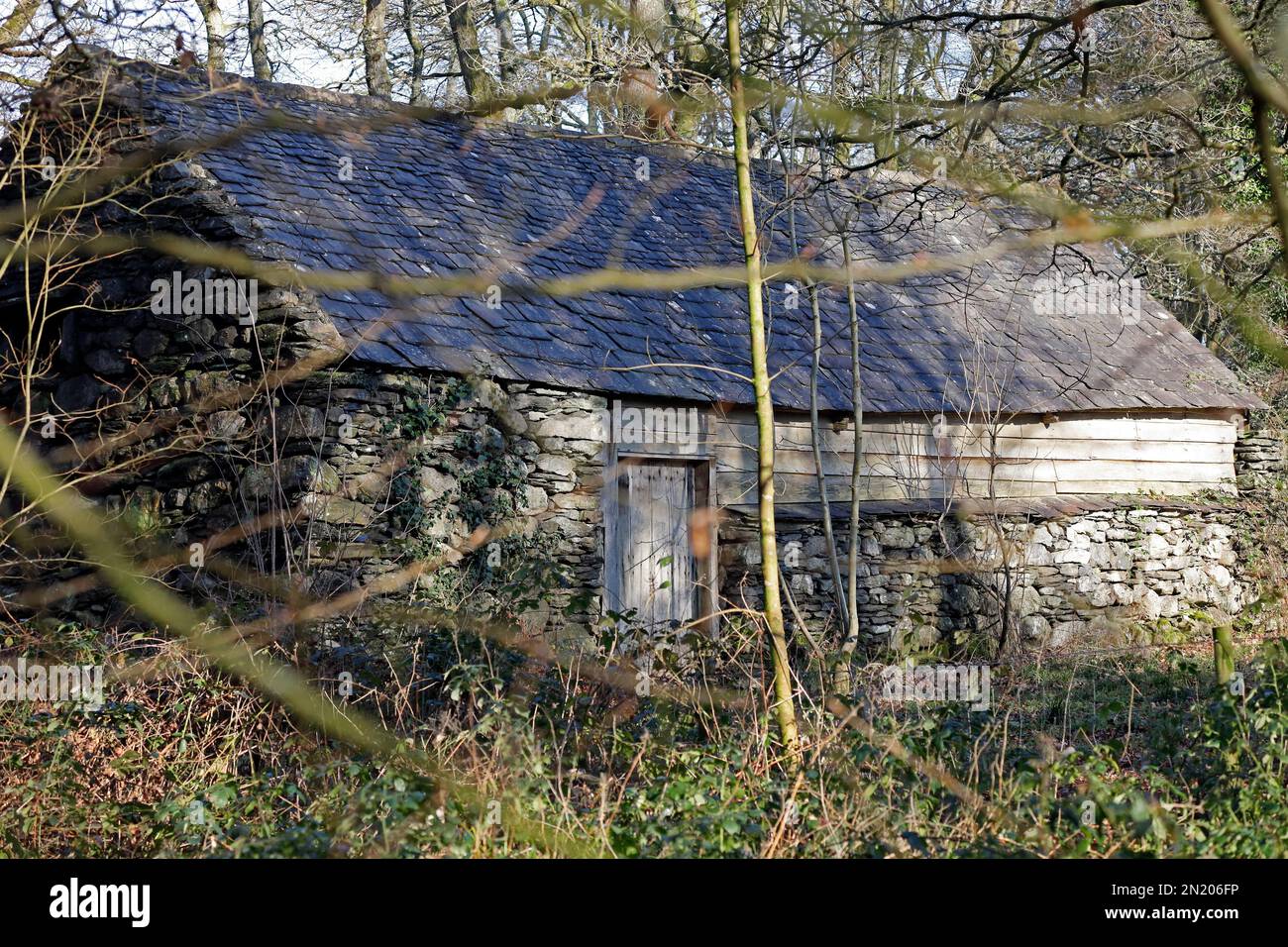 Hendre-wen Barn, St Fagan's Museum of History / Welsh Life. Taken ...