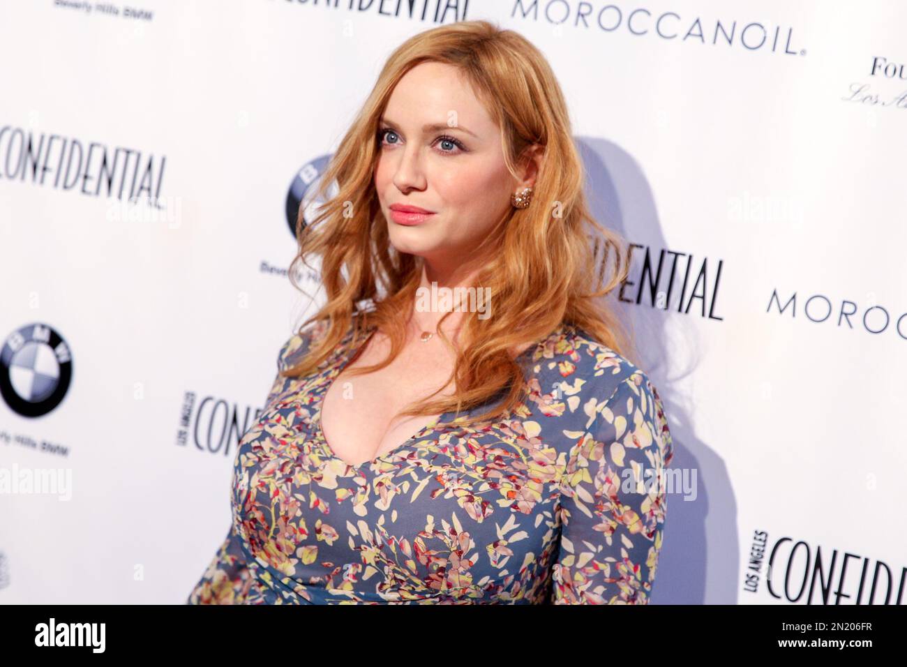 Christina Hendricks arrives at Los Angeles Confidential magazine ...