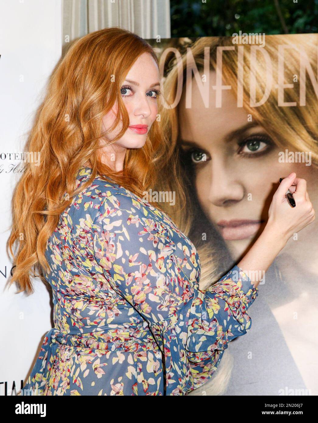 Christina Hendricks arrives at Los Angeles Confidential magazine ...