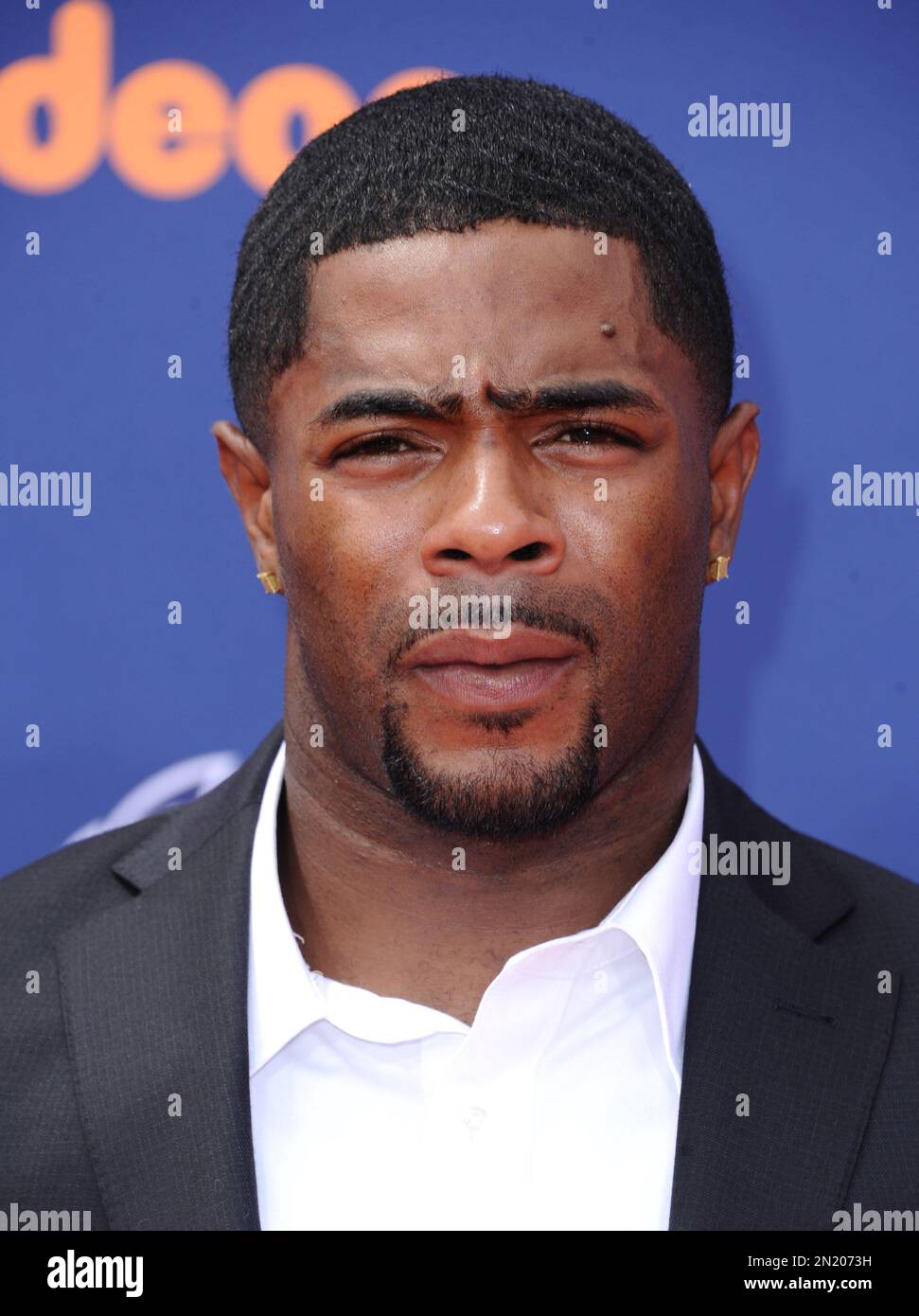 Malcolm Butler arrives at the 2015 Kids' Choice Sports Awards at Pauley ...