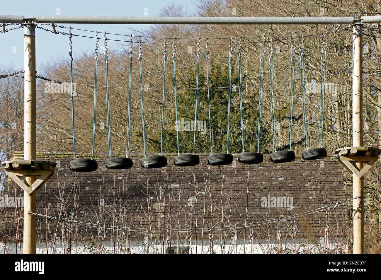 A section of CoedLan aerial runway activity, St Fagan's Museum of ...