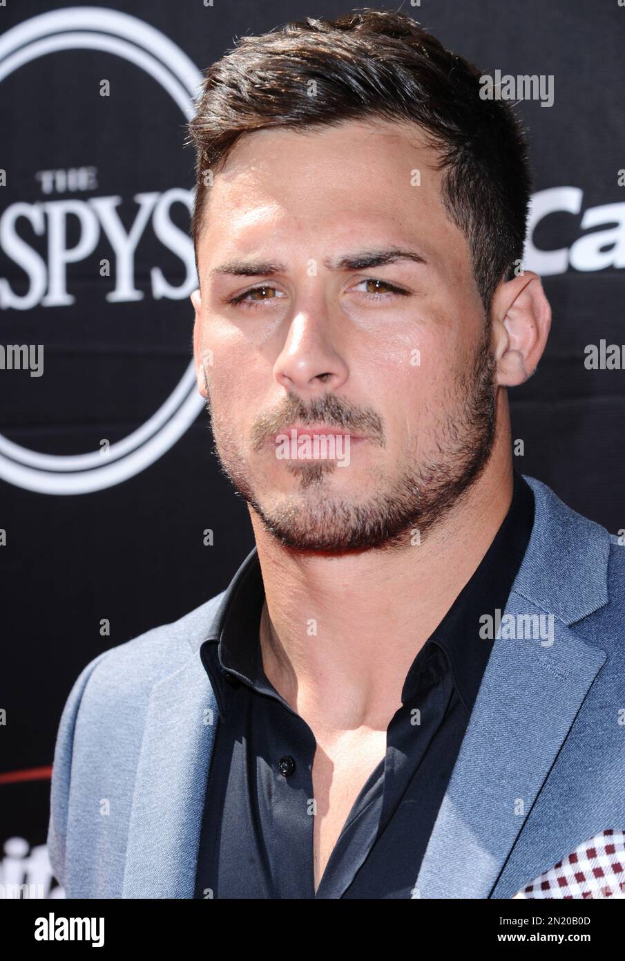 NFL player Danny Amendola, of the New England Patriots, arrives at the ...