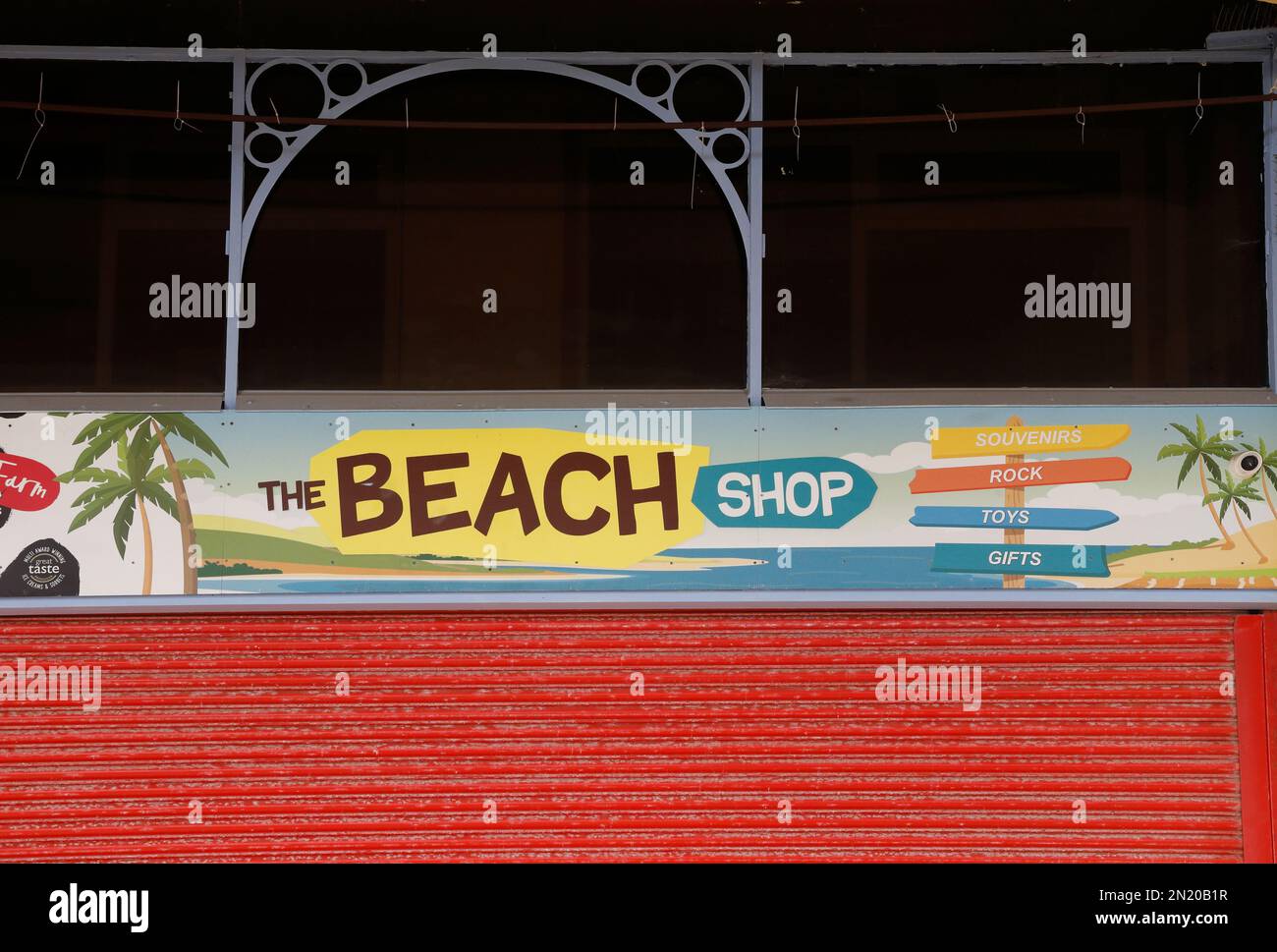 The Beach Shop frontage. Closed - out of season. Barry Island, South ...