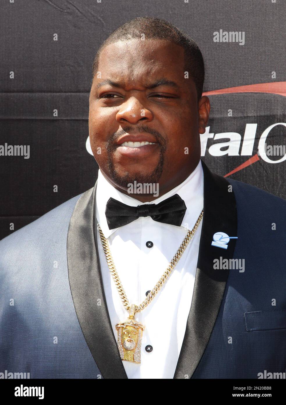 NFL player Terrance Knighton, of the Washington Redskins, arrives at ...