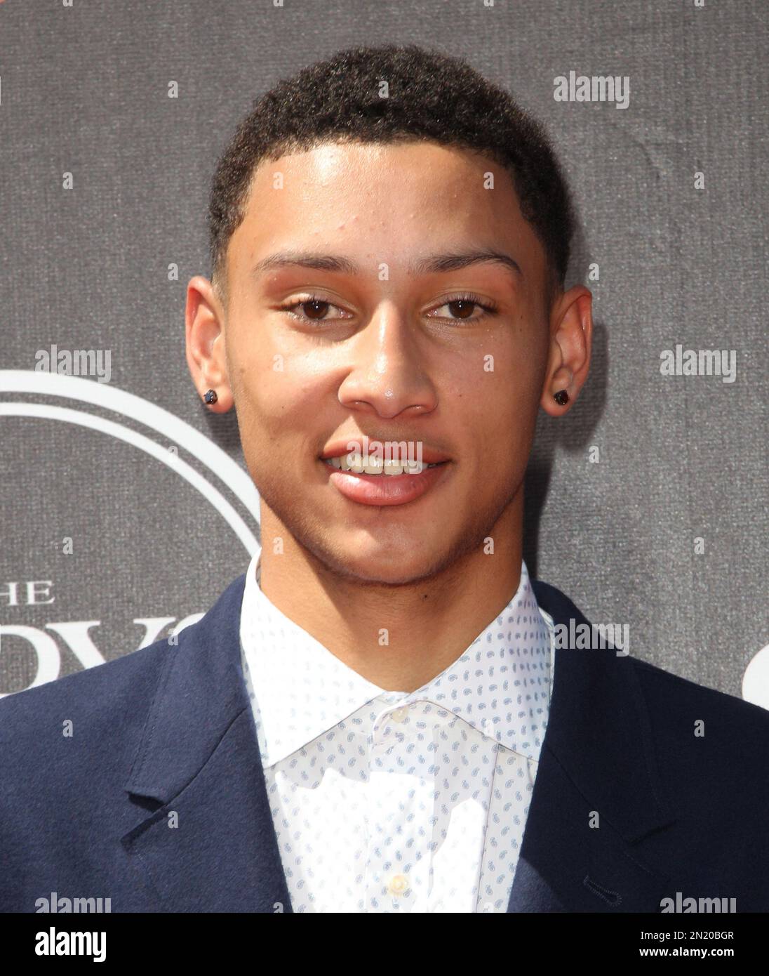 Basketball player Ben Simmons arrives at the ESPY Awards at the ...