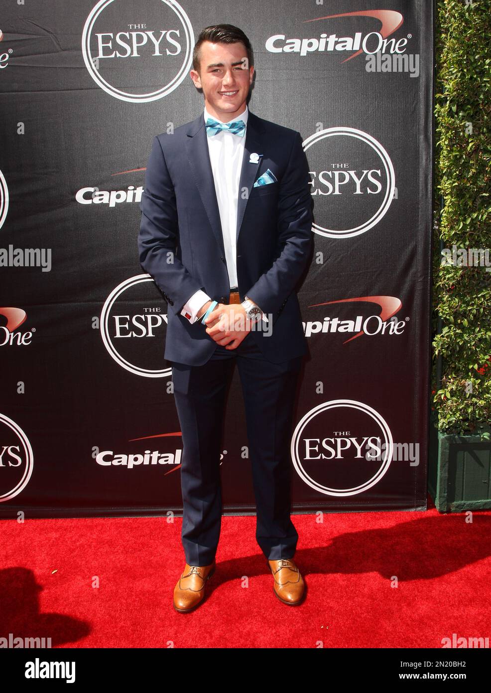 Soccer player Jack Harrison arrives at the ESPY Awards at the Microsoft ...