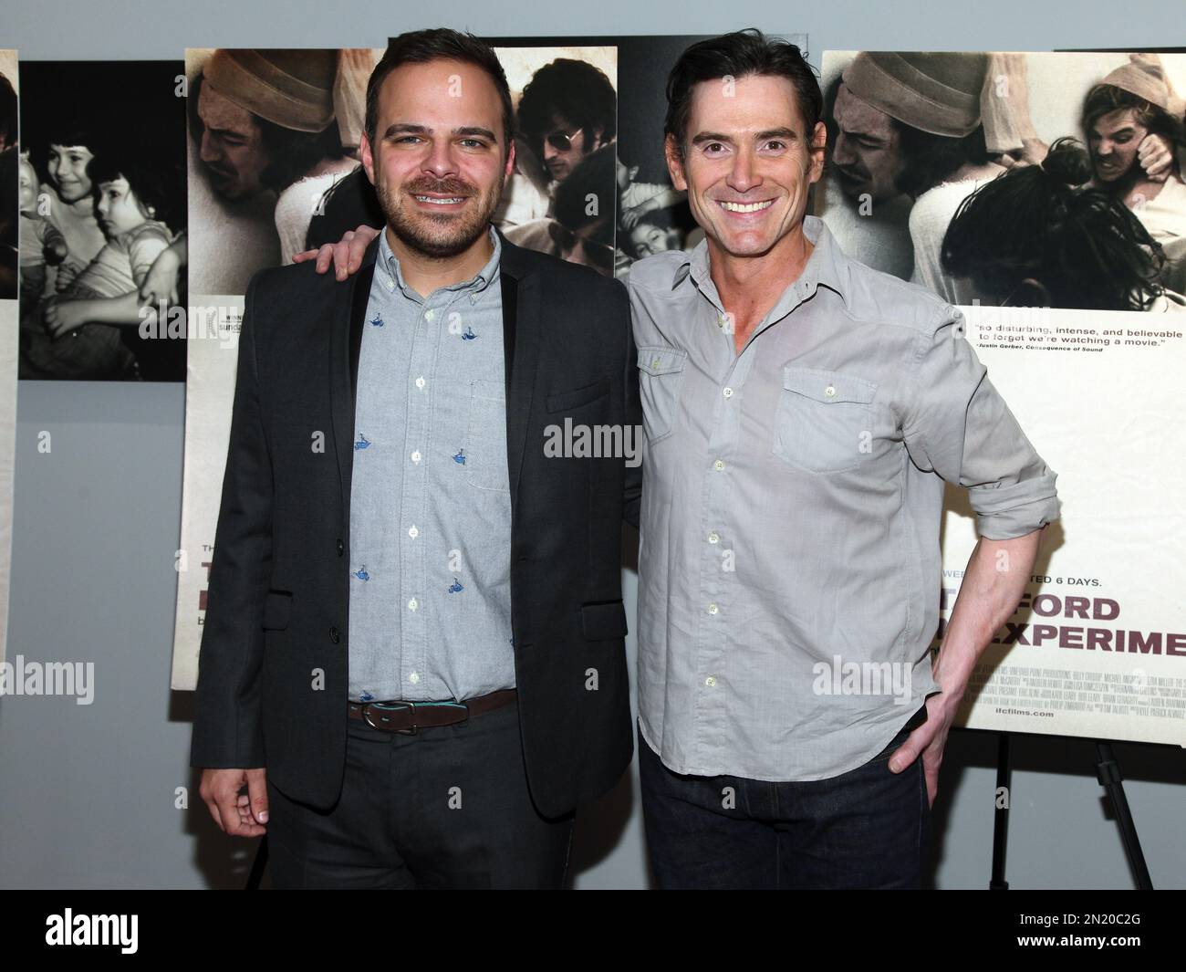 Kyle Patrick Alvarez, left, and Billy Crudup, right, attend the "The ...