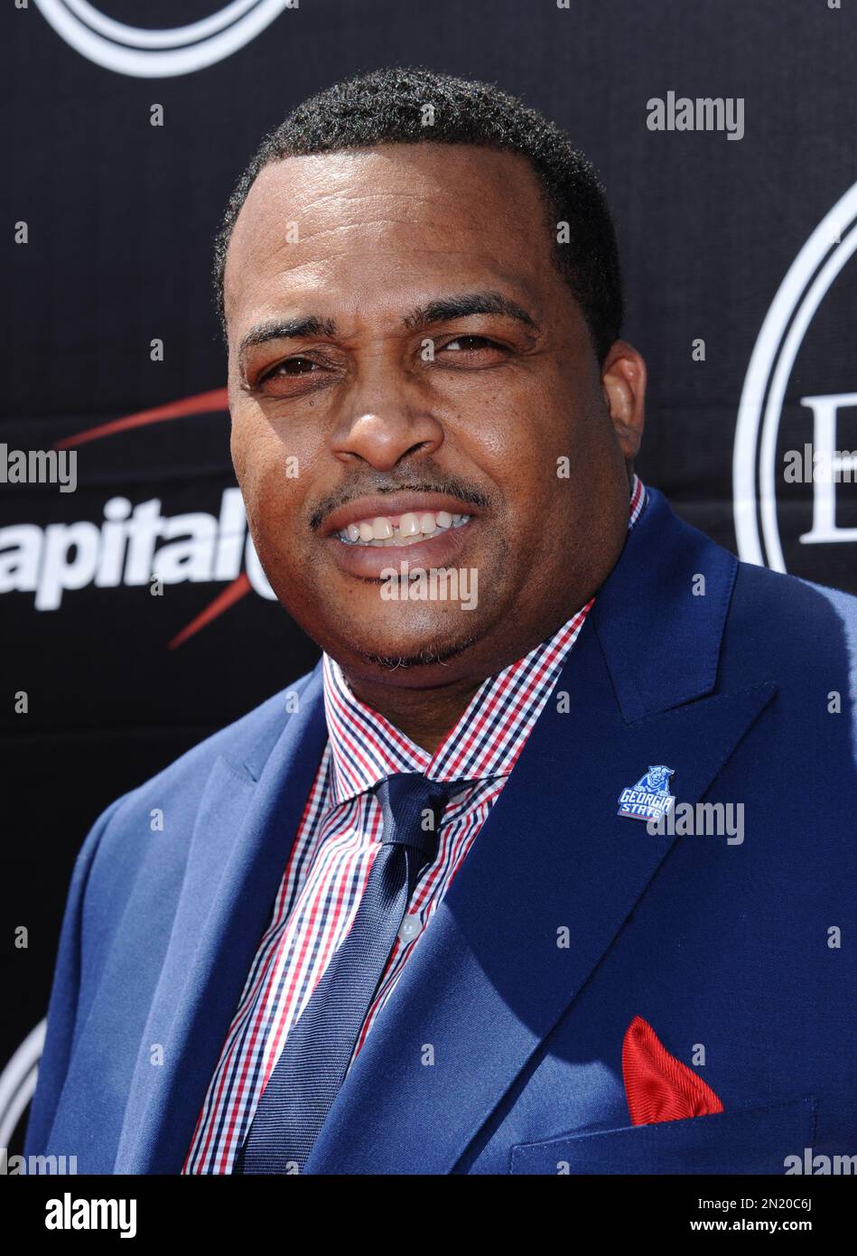 College basketball coach Ron Hunter arrives at the ESPY Awards at the ...