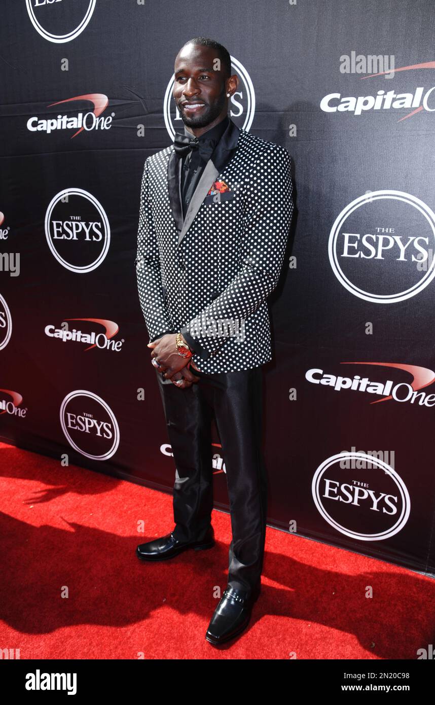 NFL football player Ricardo Lockette, of the Seattle Seahawks, arrives ...