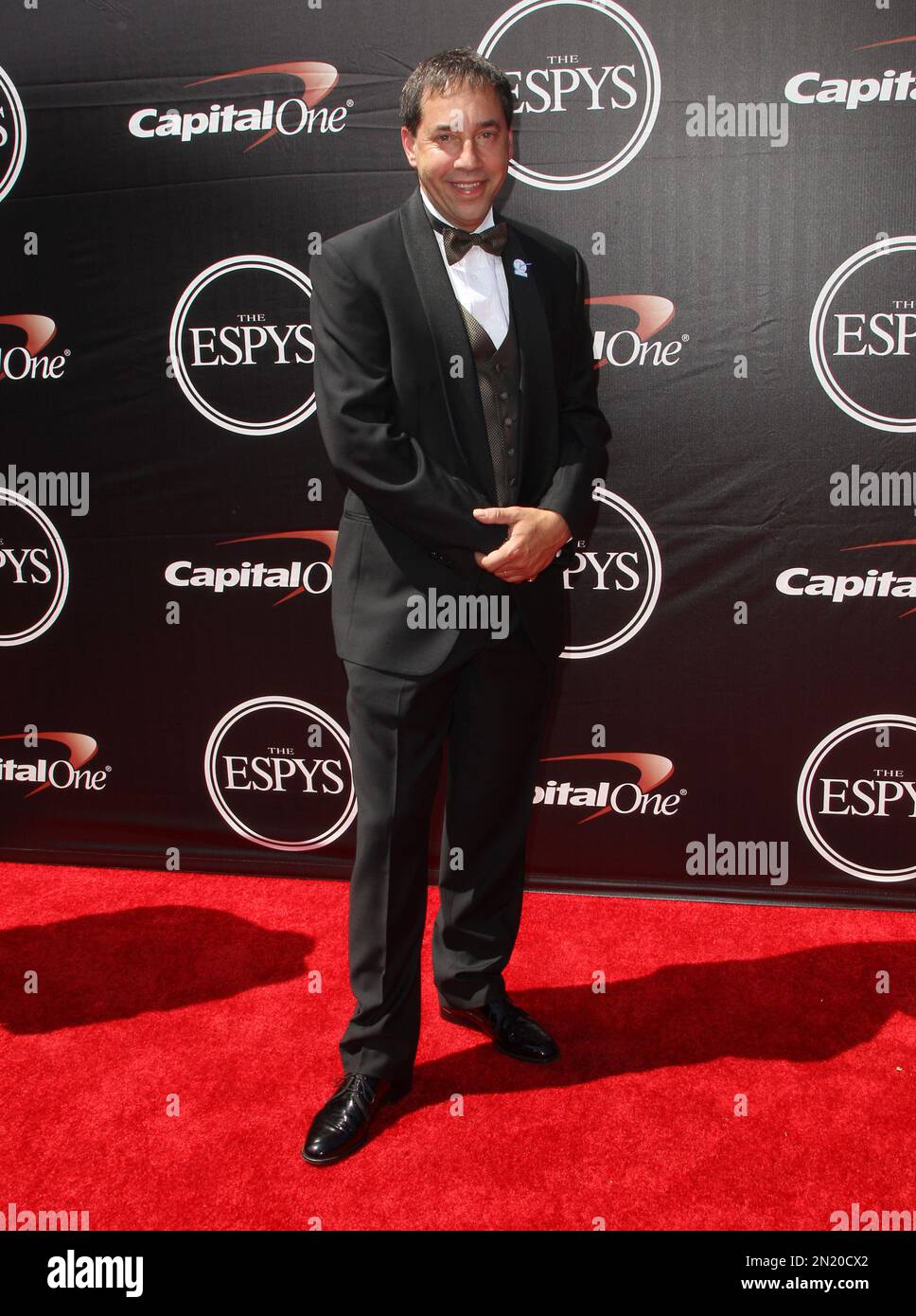 Professional bowler Parker Bohn III, of the PBA, arrives at the ESPY ...