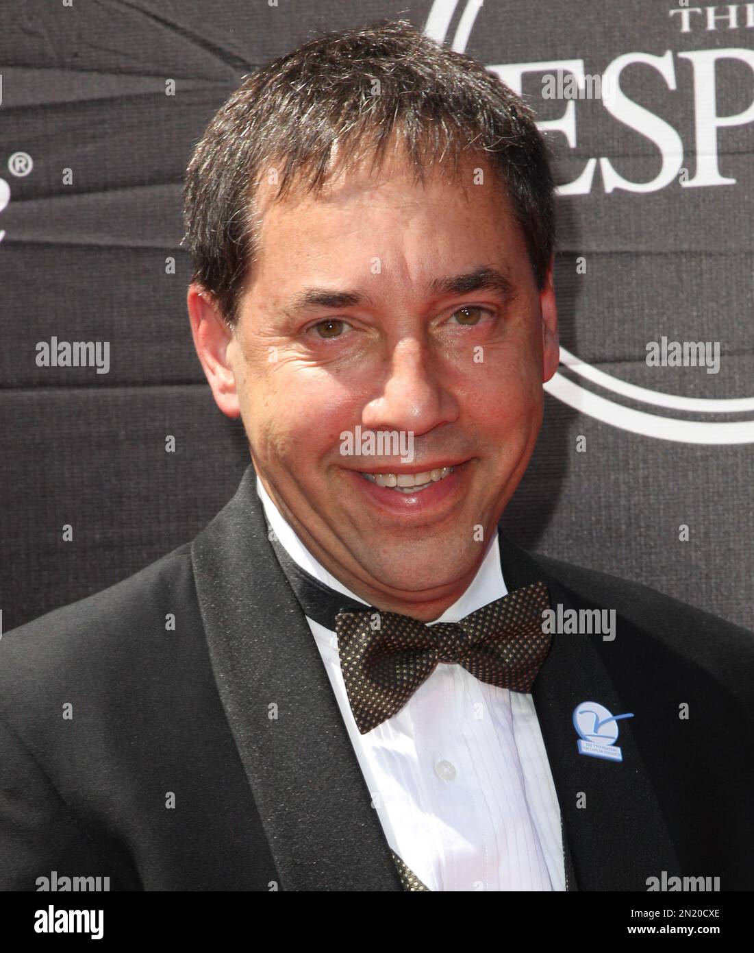 Professional bowler Parker Bohn III, of the PBA, arrives at the ESPY ...