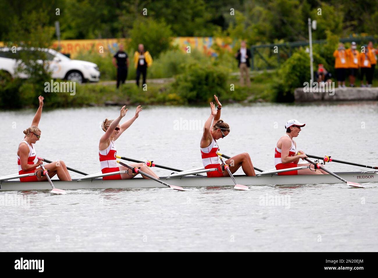 Canada's Kate Goodfellow, from left, Kerry Shaffer, Carling Zeeman and ...