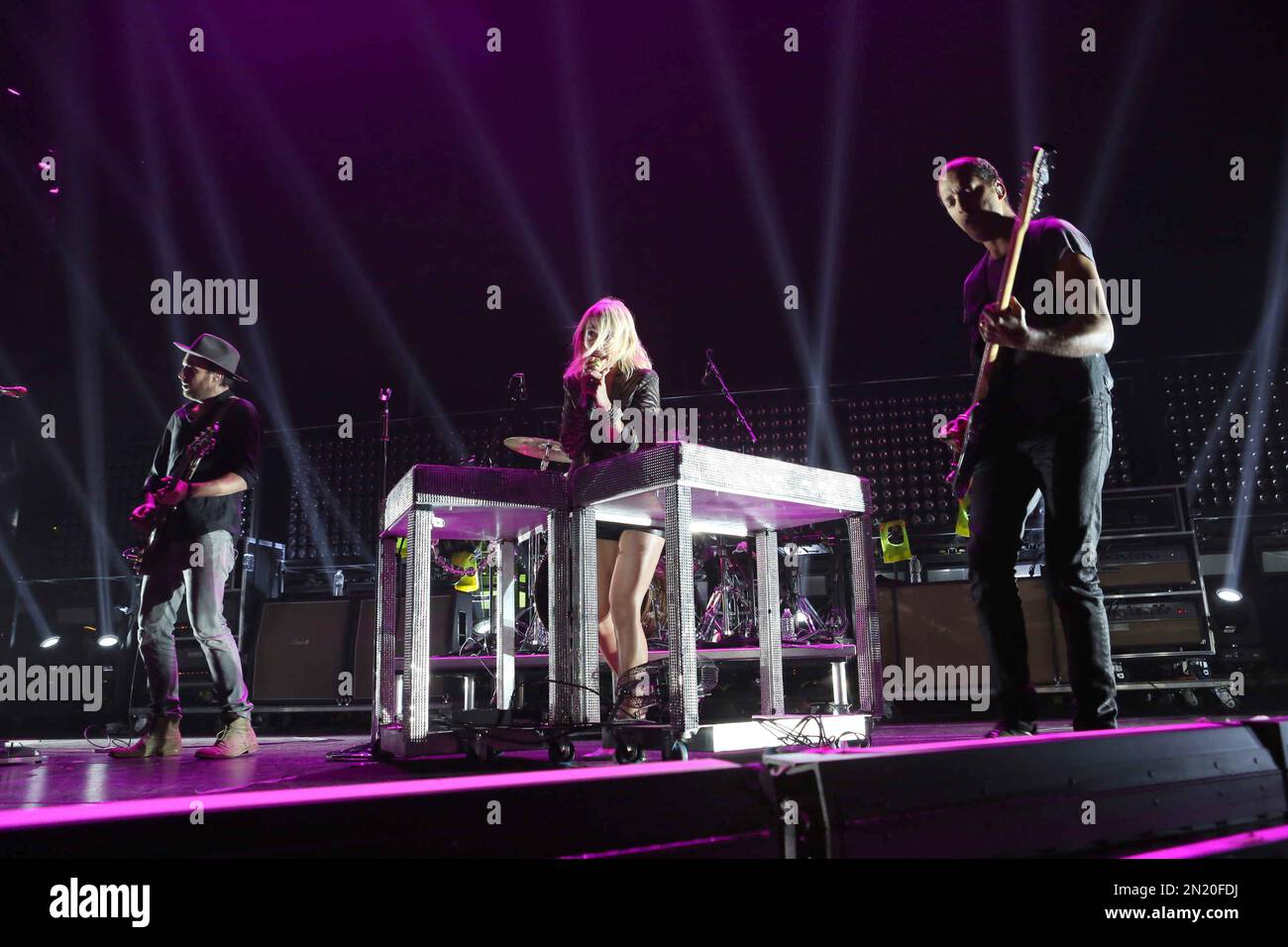 Emily Haines, James Shaw, Joshua Winstead and Joules Scott-Key with ...