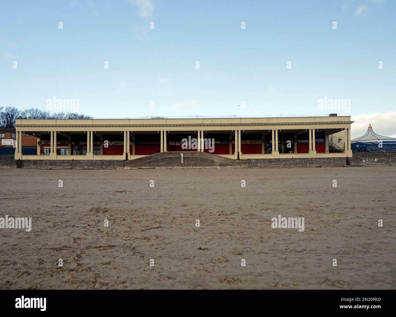 Pavilion, Barry Island. Taken January 2023. Winter Stock Photo - Alamy