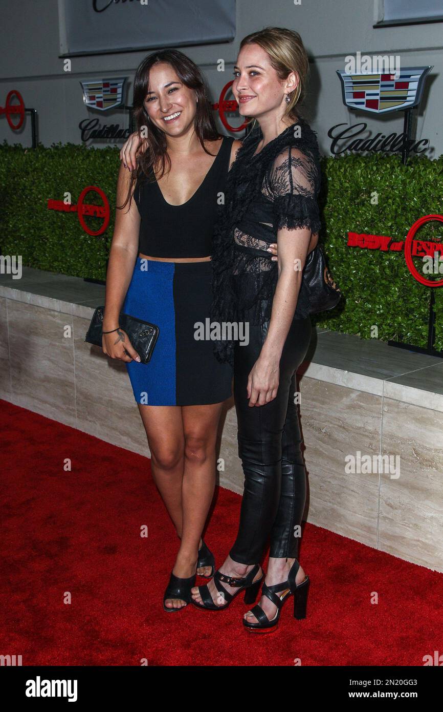 Zelda Williams, left, and Arianna Schioldager attend the BODY at ESPYs ...