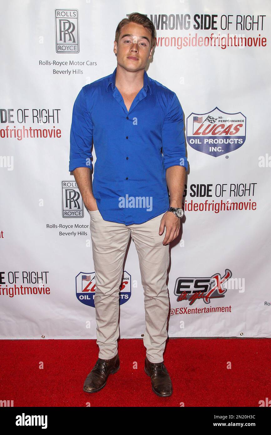 Brando Eaton attends the premiere of "The Wrong Side of Right" at the ...