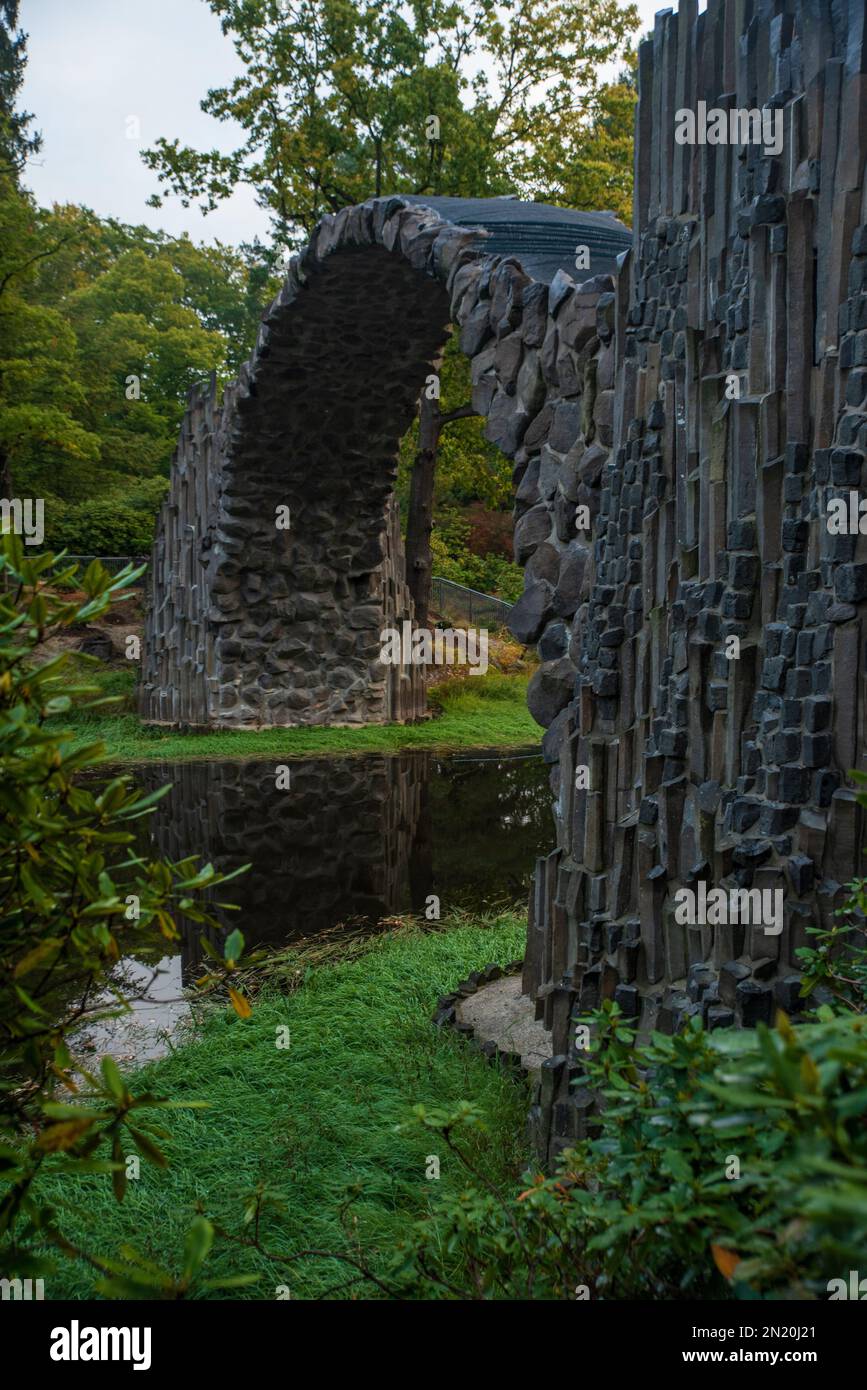 View of Devils bridge in Germany in Saxony Stock Photo - Alamy