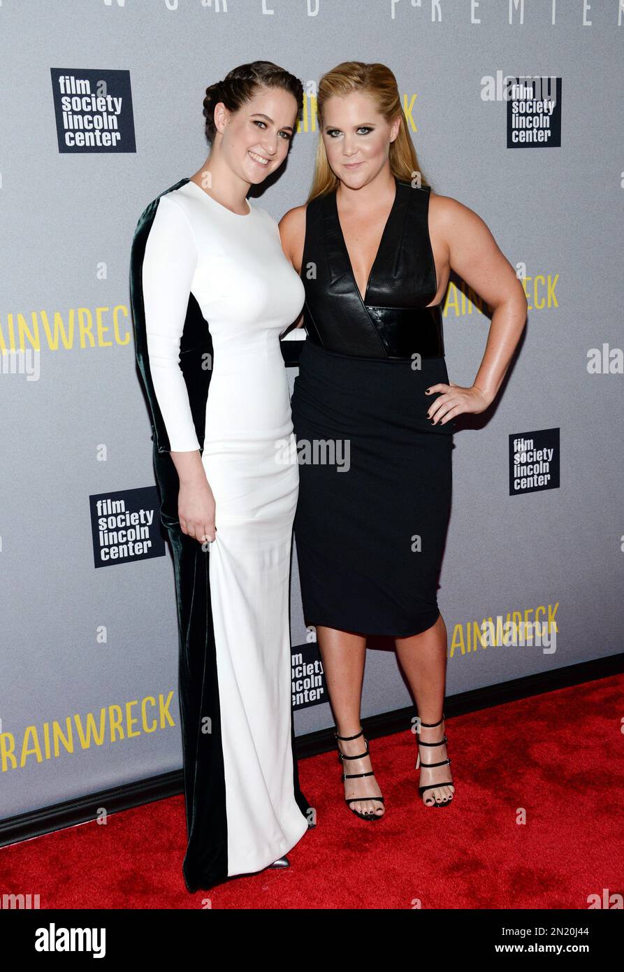 Actress Amy Schumer, right, and sister Kimberly Schumer attend the ...