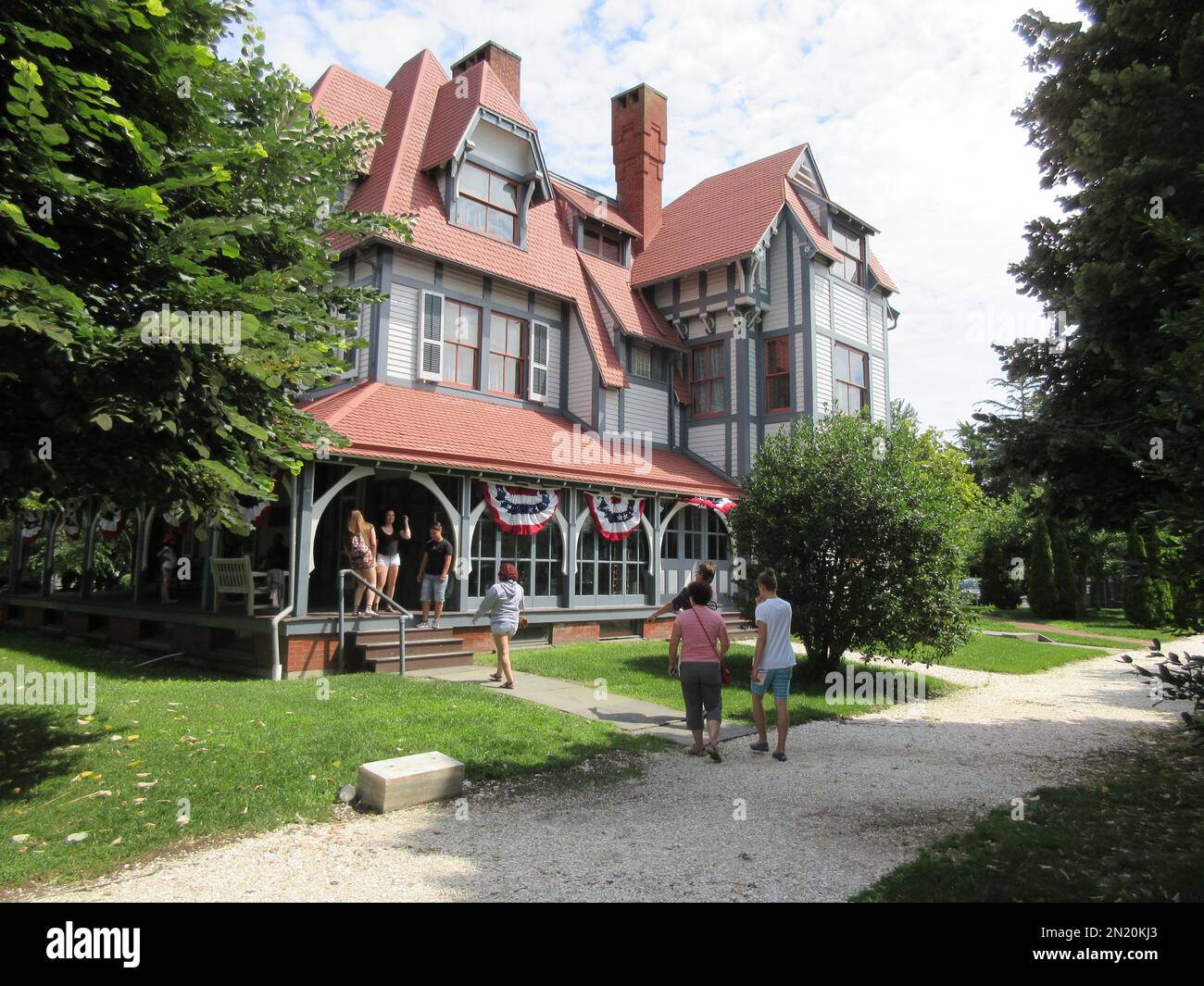 This June 26, 2015 photo shows the Emlen Physick Estate, built in 1879 ...