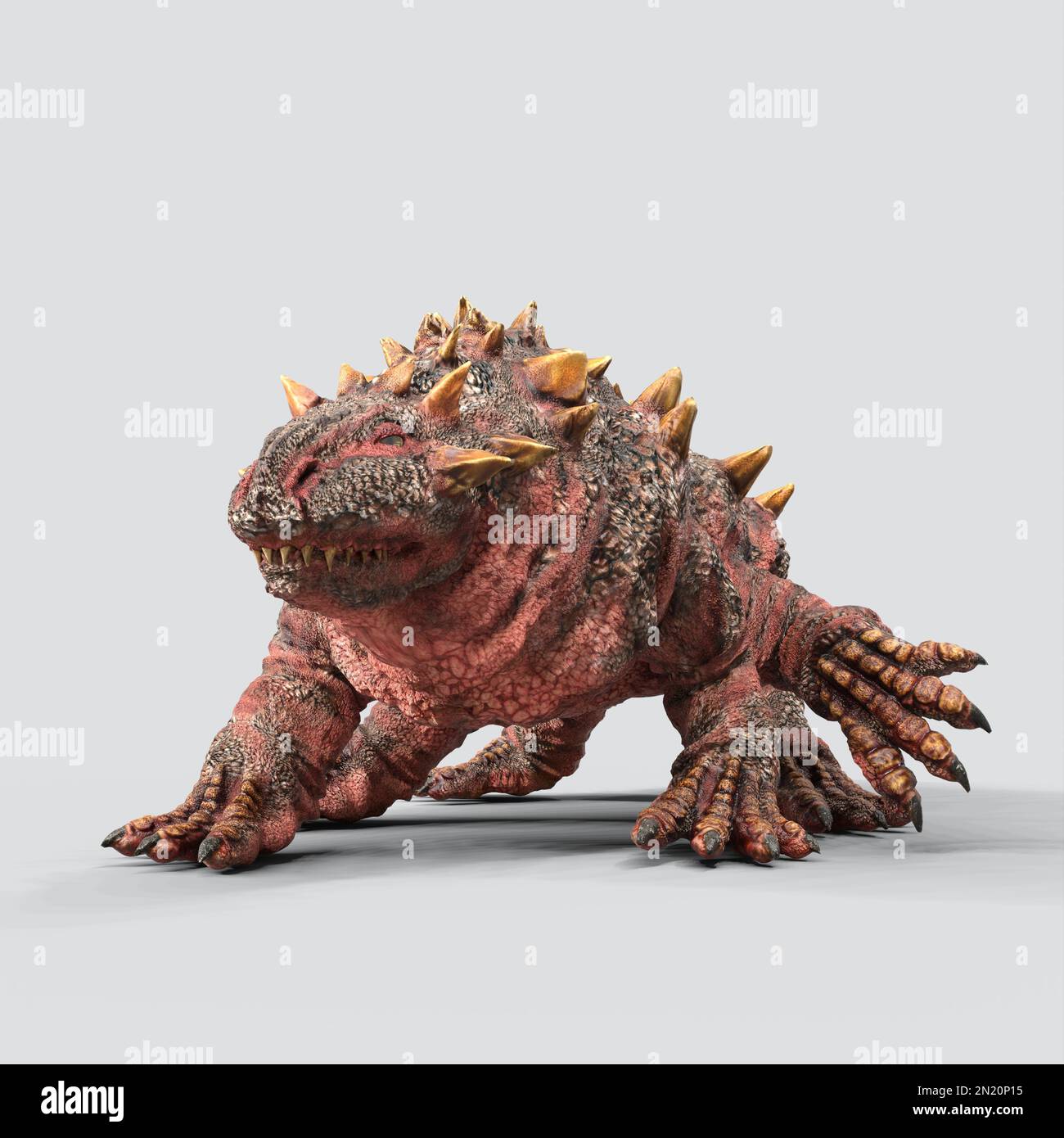 3d-illustration of an isolated fantasy basilisk creature Stock Photo ...