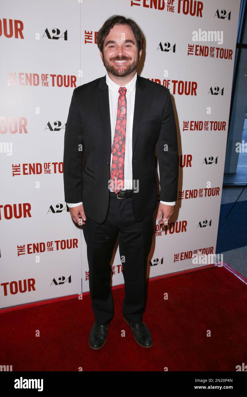 James Ponsoldt arrives at the LA Premiere of "The End of the Tour" at ...