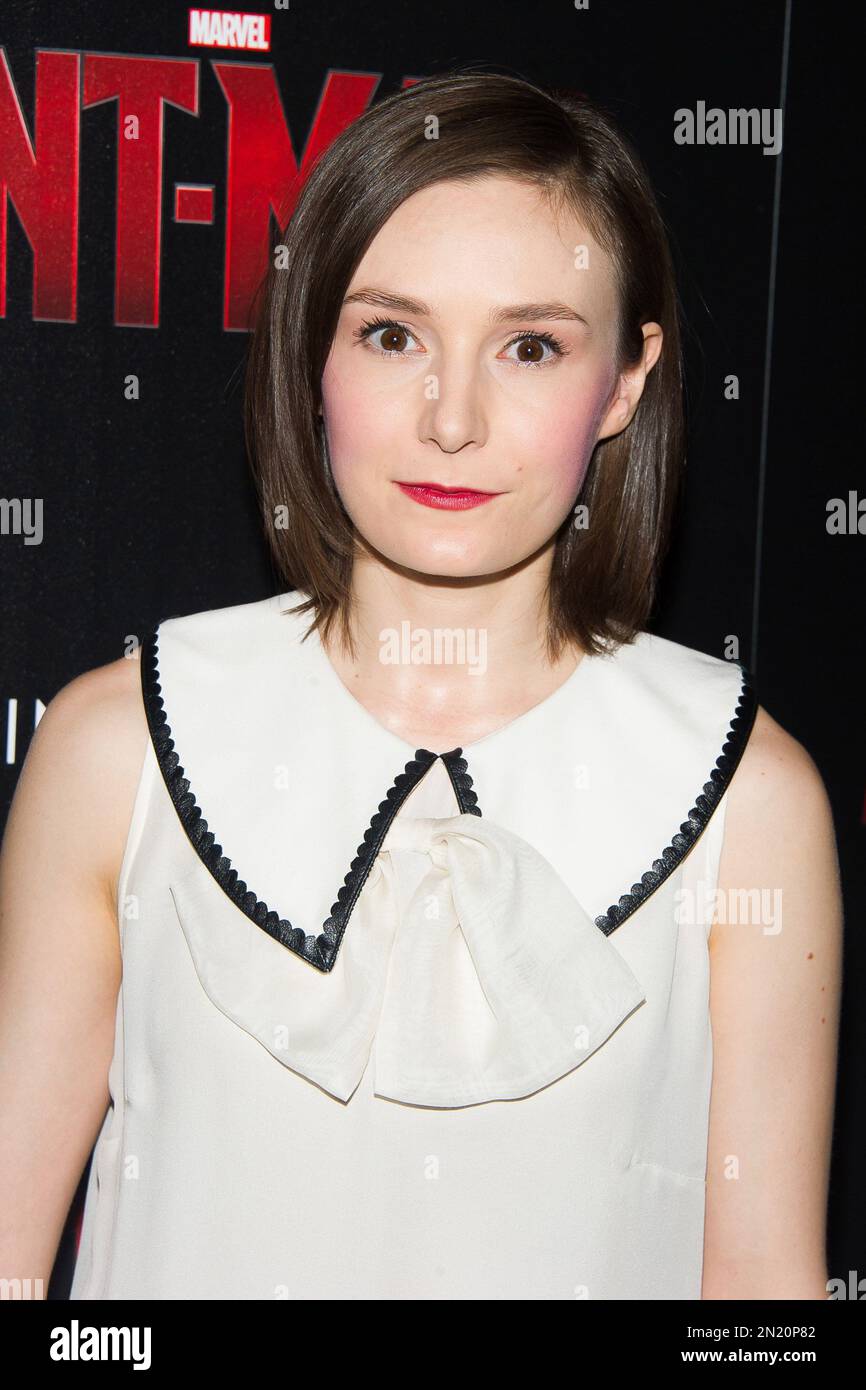 Libby Woodbridge attends a special screening of "Ant-Man" hosted by The Cinema Society and Audi ...