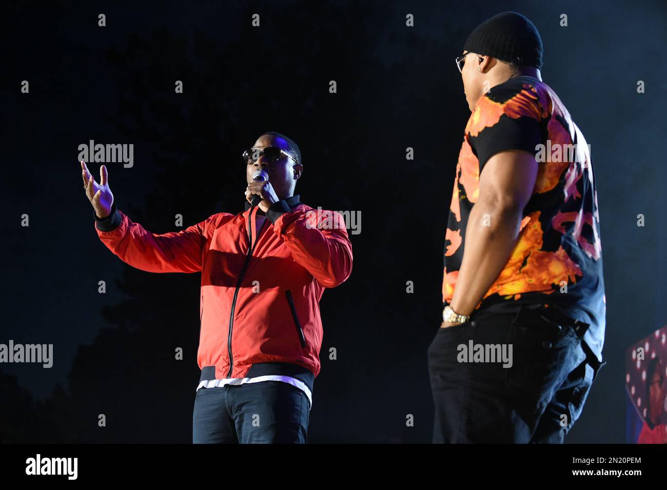 Rapper Doug E. Fresh, left, and LL COOL J perform during Spike TV's ...