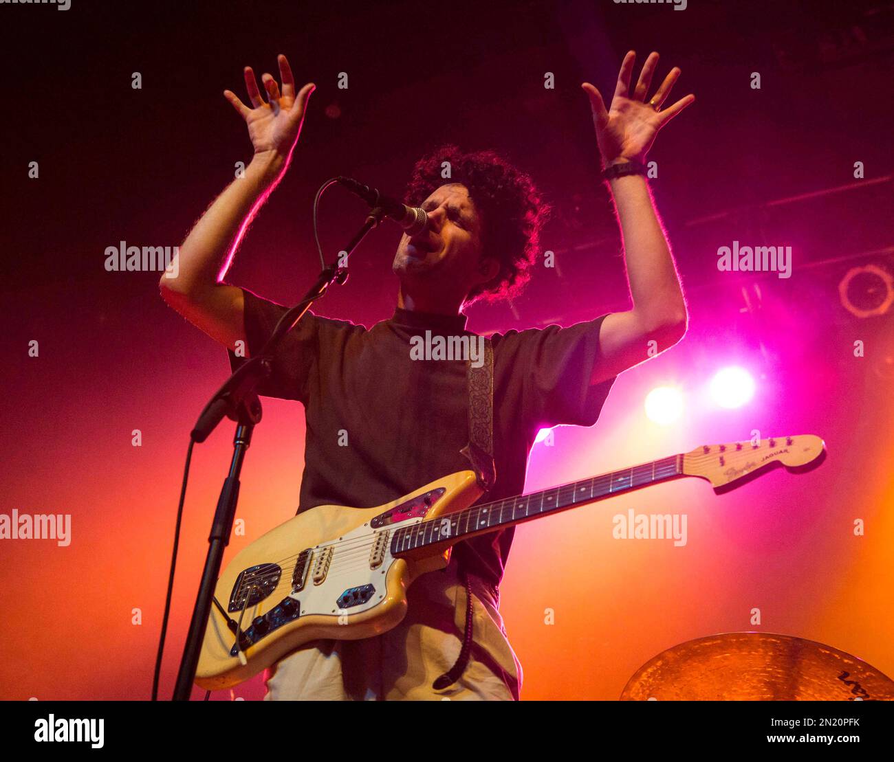 Robbie Connolly with Fictionist opening for Neon Trees performs at ...