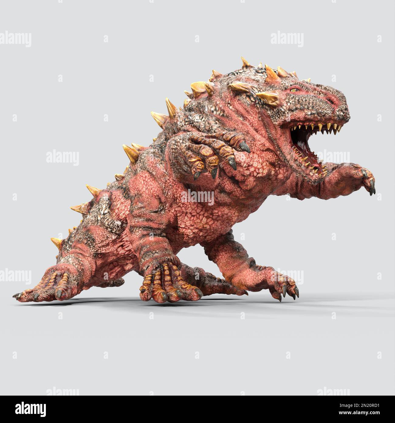 3d-illustration of an isolated fantasy basilisk creature Stock Photo ...