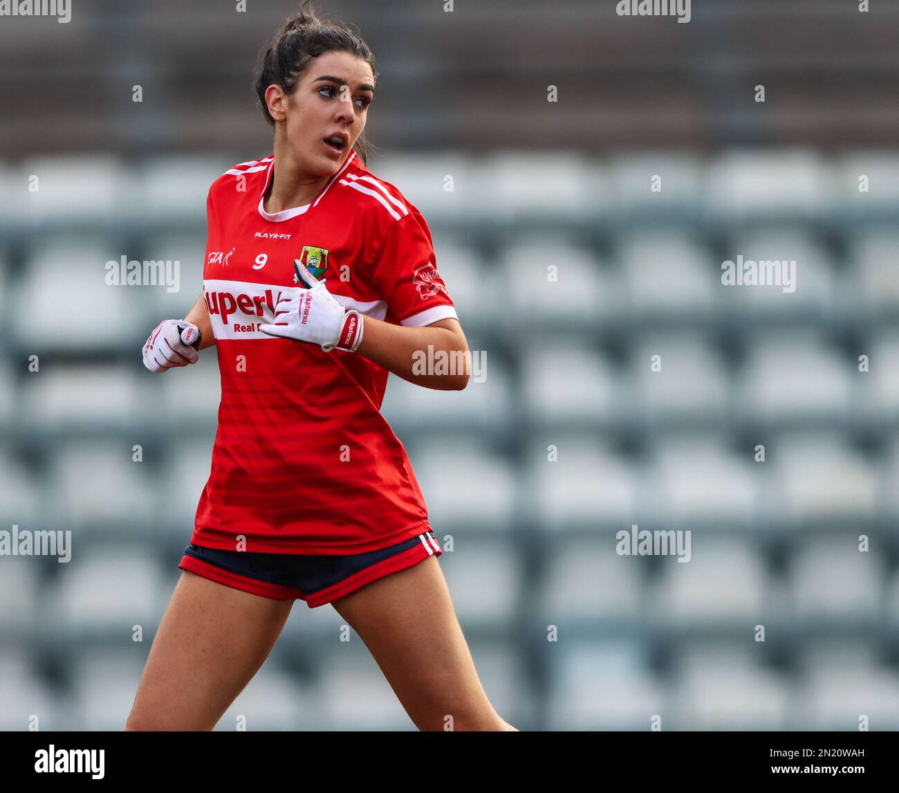 February 6th, 2023, Cork, Ireland - Erika O'Shea of Cork at the Ladies ...