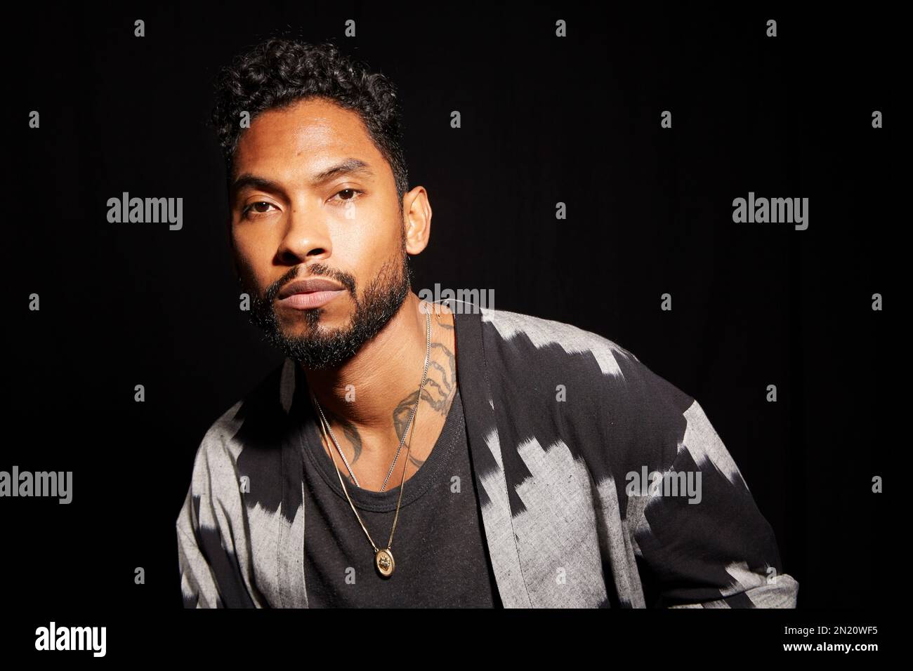 In this July 1, 2015 photo, singer Miguel poses for a portrait to his ...