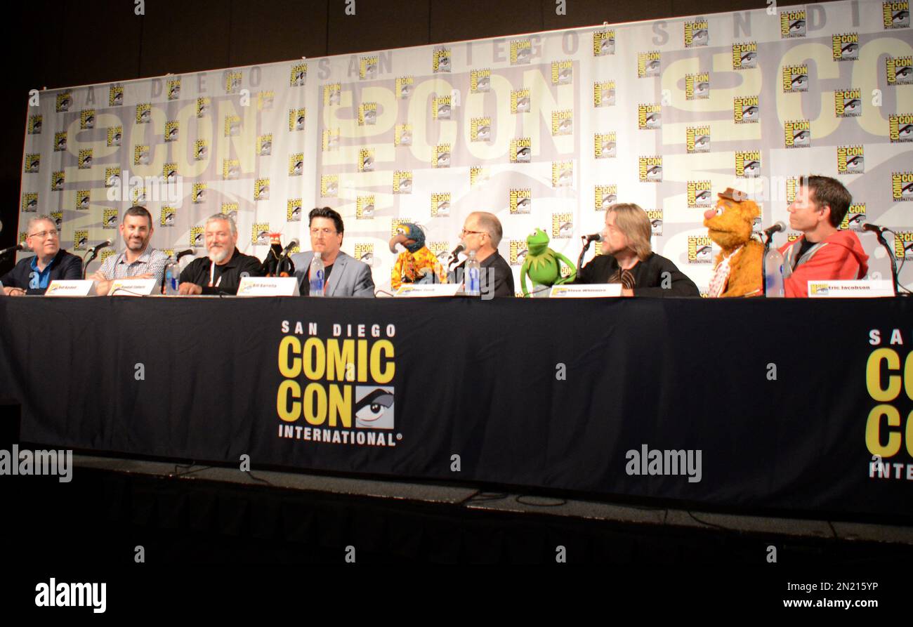 Bill Prady, from left, Bob Kushell, Randall Einhorn, Bill Barretta ...