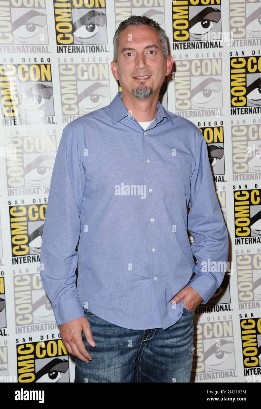 James Dashner attends the 20th Century Fox press line on day 3 of Comic ...